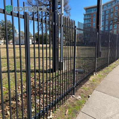 Quality Galvanized Finish Tubular Steel Fence Corrosion-Proof for sale