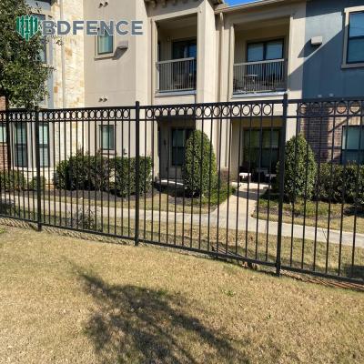 China Backyard Tubular Steel Fence Family Safe for sale