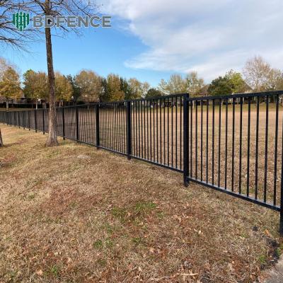 China Affordable Luxury Tubular Steel Fence For Security for sale