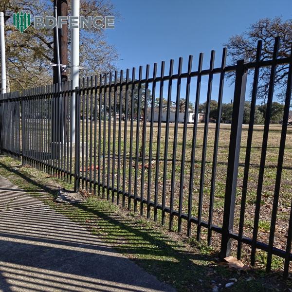 Quality Coastal Tubular Steel Fence Humidity Resistant for sale