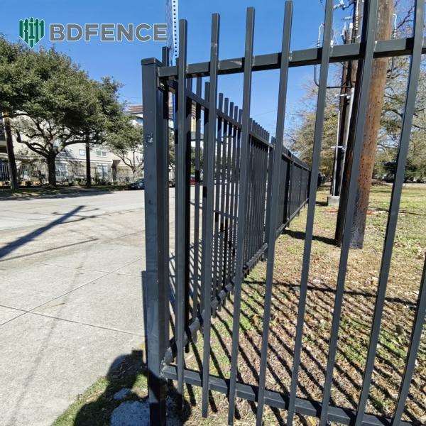 Quality Coastal Tubular Steel Fence Humidity Resistant for sale