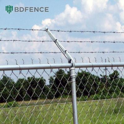 China Color PVC Coated 2.5mm Privacy Chain Link Fence System Price Galvanized Chain Link Fence for sale