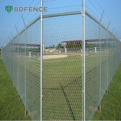 China Metal Frame Tennis Court Fence Netting Chain Link Wire Mesh Fence for sale