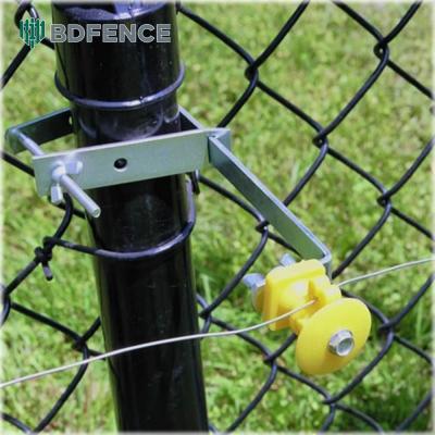 China Sustainable Galvanized Fence Diamond Iron Wire Mesh Modern Metal Chain Link Fence Garden Fence for sale