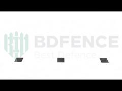 Anti Theft Anti Climb Security Fencing 358 Powder Coated Clear View Panel