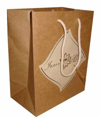 China direct factory price recyclable handled kraft paper shopping bags for clothes stores,cheap kraft paper shopping bags for sale