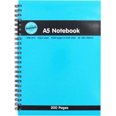 China high quality personalized notebook printing with pen,oem custom printed hardcover a4 spiral notebook with pen for sale