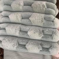 China SL Fluffy Fabric Material High Durability Custom Color Faux Fur Fabric for Upholstery for sale