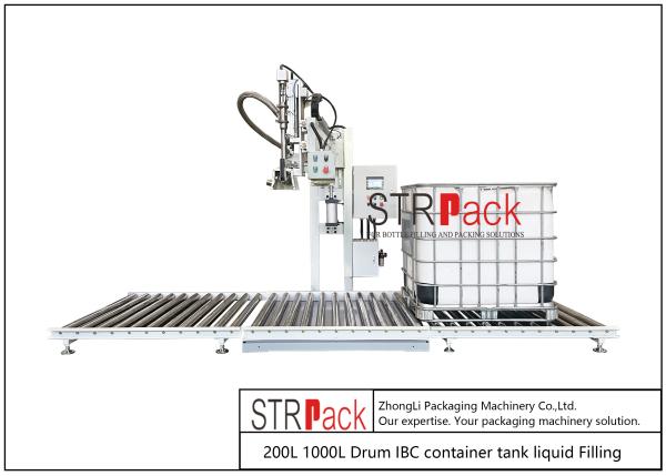 Liquid Bucket Filling Machine For 200L 1000L Drum IBC Container Tank