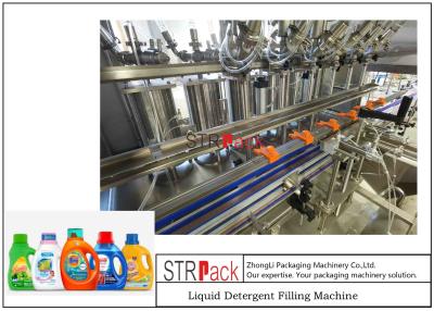 China Máquina de rellenar detergente 1000ml - 5000ml del champú automático 4KW en venta