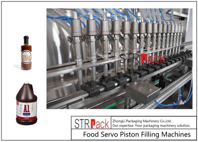 China Automatic Sauce Bottle Filling Machine ( Chili Sauce, Oil, Paste, 3000 Bottles/H ) for sale