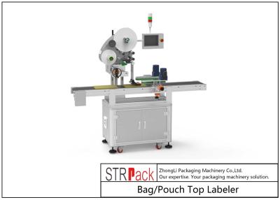 China Servo Control System Bag / Pouch Top Labeler Self Adhesive Sticker for sale