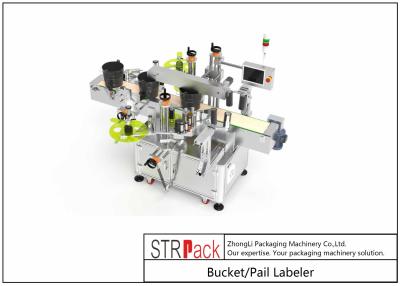 Cina Etichettatrice per secchio/secchio con servosistema STR-S 20 - 80 pezzi/min in vendita