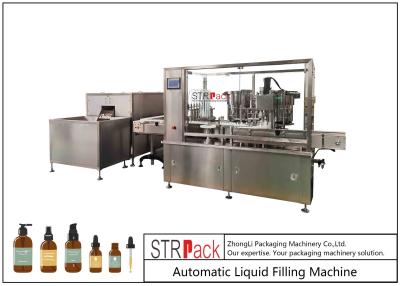 Cina Tappatrice cosmetica su misura 220V/50Hz dell'imbottigliamento del liquido della lozione di 50ml 100ml in vendita