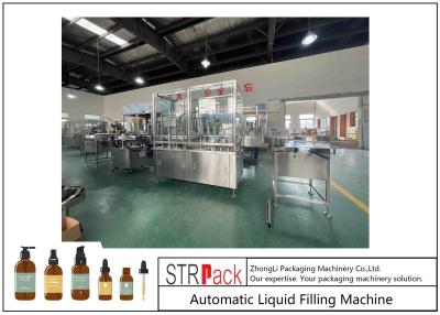 Cina Tappatrice cosmetica su misura 220V/50Hz dell'imbottigliamento del liquido della lozione di 50ml 100ml in vendita
