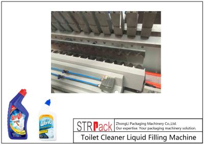 China High Accuracy Automatic Liquid Filling Machine Vertical High Tech Filler For Bleach / Acid for sale