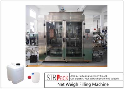 China De lineaire Wegende Typepesticide het Vullen Machine voor 5-25L Flessenvat of Kruik kan Te koop