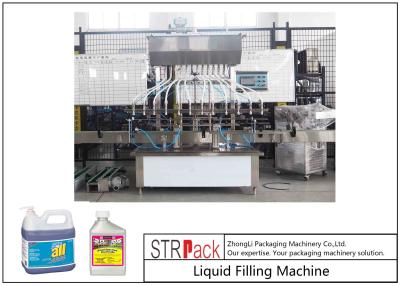 China Automatic Gravity Filling Machine 12 Filling Nozzles For 100 - 5000ML Insecticide for sale