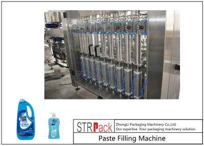 China 10 Head Paste Filling Machine Wide Filling Range For Low / High Viscosity Fluids for sale
