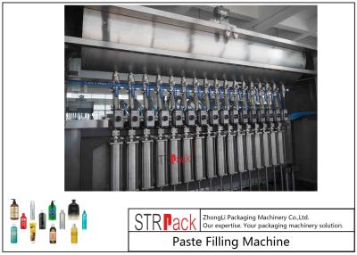 China Piston Servo Filling Machine / Fully Automatic Linear Filling Machine With Drop Down System for sale