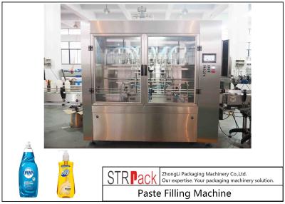 China High Accuracy Paste Filling Machine , Liquid Soap / Shampoo Filling Machine for sale