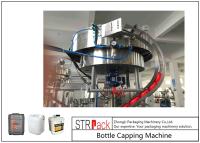 China Pneumatic Plastic Jerry Can Capping Machine With Linear Type Structure 750pcs / Hour for sale