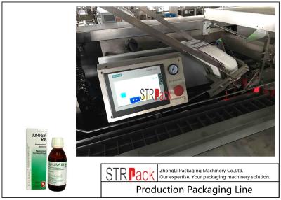 China Intelligent Bottle Cartoning Machine / Carton Box Packing Machine Speed Up To 120 BPM for sale