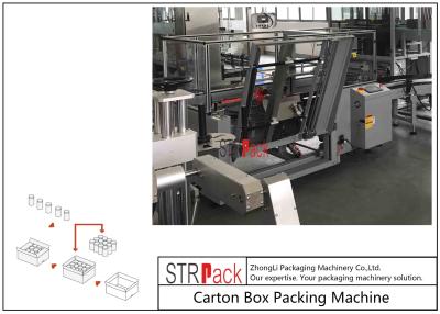 China High Capacity Carton Packing Machine / Case Erector Machine For Bottle Filling Line for sale