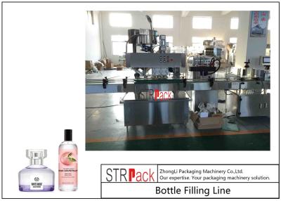 China Automatic High Speed Bottle Filling Line PLC Control For Fragrance / Aromathera for sale