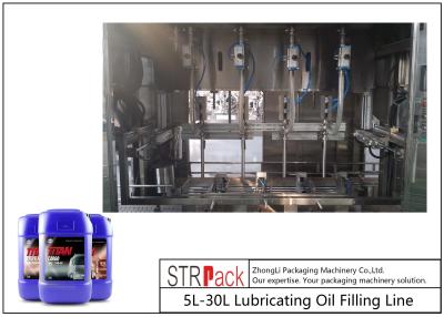 Cina Linea di riempimento automatica 5L dell'olio lubrificante - la rete 30L pesa la macchina di rifornimento in vendita