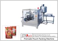 China Automatic bag-given doypack packing machine Liquid and paste Packaging Machine 380V 3 Phase Air Pressure for sale