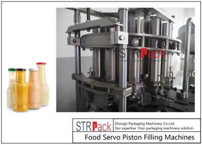Cina Teste liquide automatiche della macchina di rifornimento della bottiglia della salsa del condimento dell'insalata 24 in vendita
