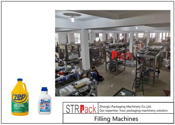 500ml 100bpm Cleaning Disinfectant Filling Machine With 16 Heads