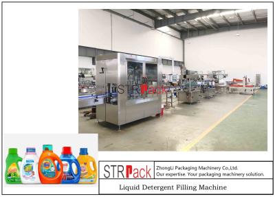China Automatic Bottle Shampoo Liquid Detergent Filling Machine With Capping Packaging Line for sale