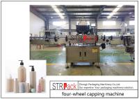 China Auto Four Wheel Clamping Twisting Bottle Capping Machine Screw Capper for sale