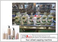 China Auto Four Wheel Clamping Twisting Bottle Capping Machine Screw Capper for sale