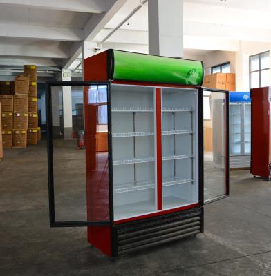 China Dimensions mm Customized Refrigerated Display Cooler for Supermarket Beverage Cabinet for sale