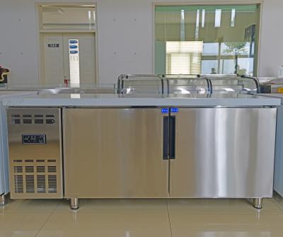 China Non-Freezing Micro-Freezing Refrigerated Worktable for Voltage/Frequency or customized for sale