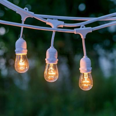 China SAA Listed, 10 E27 SUSPENDED SOCKET, OUTDOOR COMMERCIAL WEATHERPROOF STRING LIGHT,10M CORD for sale