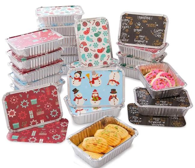 Aluminum baking pan demonstration