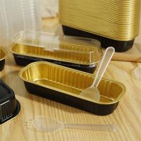 China Aluminum Foil Food Container Rectangular Aluminum Bread Baking Foil Pan for sale
