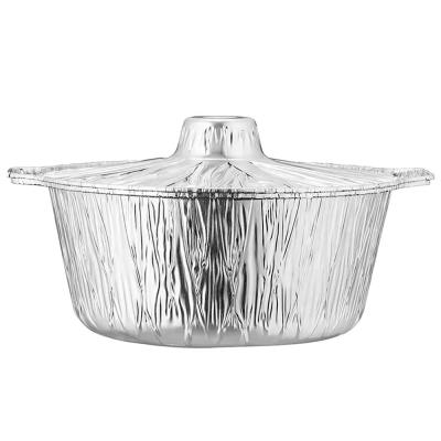 China Round Disposable Aluminum Containers 4300ML Capacity For Customer Requirements for sale