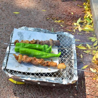 China Disposable Coal Grill 48x31x6cm Instant Mini Charcoal BBQ Grill for sale