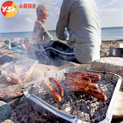 China One Time Use BBQ Grill Portable Charcoal Grills Disposable Grill Trays for sale