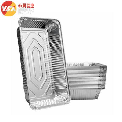 China Half Sheet Cake Pan Aluminum Trays 1 2 Sheet Cake Pan Disposable Baking Pan for sale