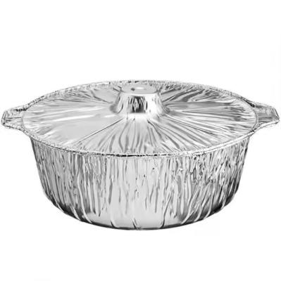 Cina Cucina da cucina a foglio di alluminio rotondo usa e getta con coperchio a foglio in vendita