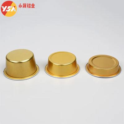 Cina 15/25/35ML Tazza di foglio di alluminio monouso sigillabile con coperchio di plastica in vendita