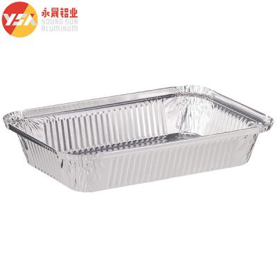 중국 8389 알루미늄 용기 210*140*38mm 서비스 트레이 800ml 1000개 판매용