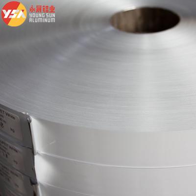 China Single Sided White Color Aluminum Polyester Laminating Air Duct Film Roll for sale