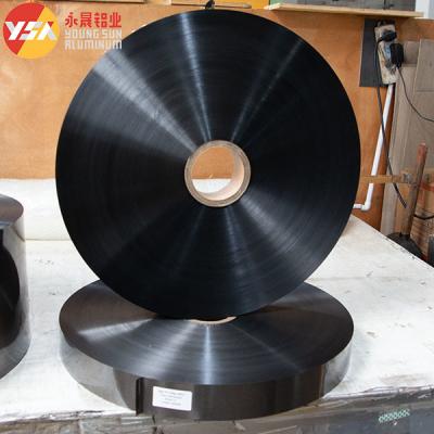 Cina Pellicola di poliesteri di alluminio adesivo nero per tubi laminati PET+HDPE+VMPET in vendita